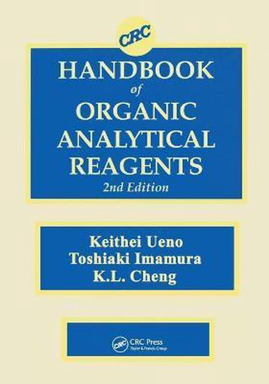 CRC Handbook of Organic Analytical Reagents | 9780367450212 | Toshiaki ...