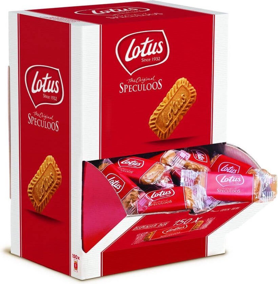 Gâteaux de lotus, boîte distributrice de 150 pièces emballées ...
