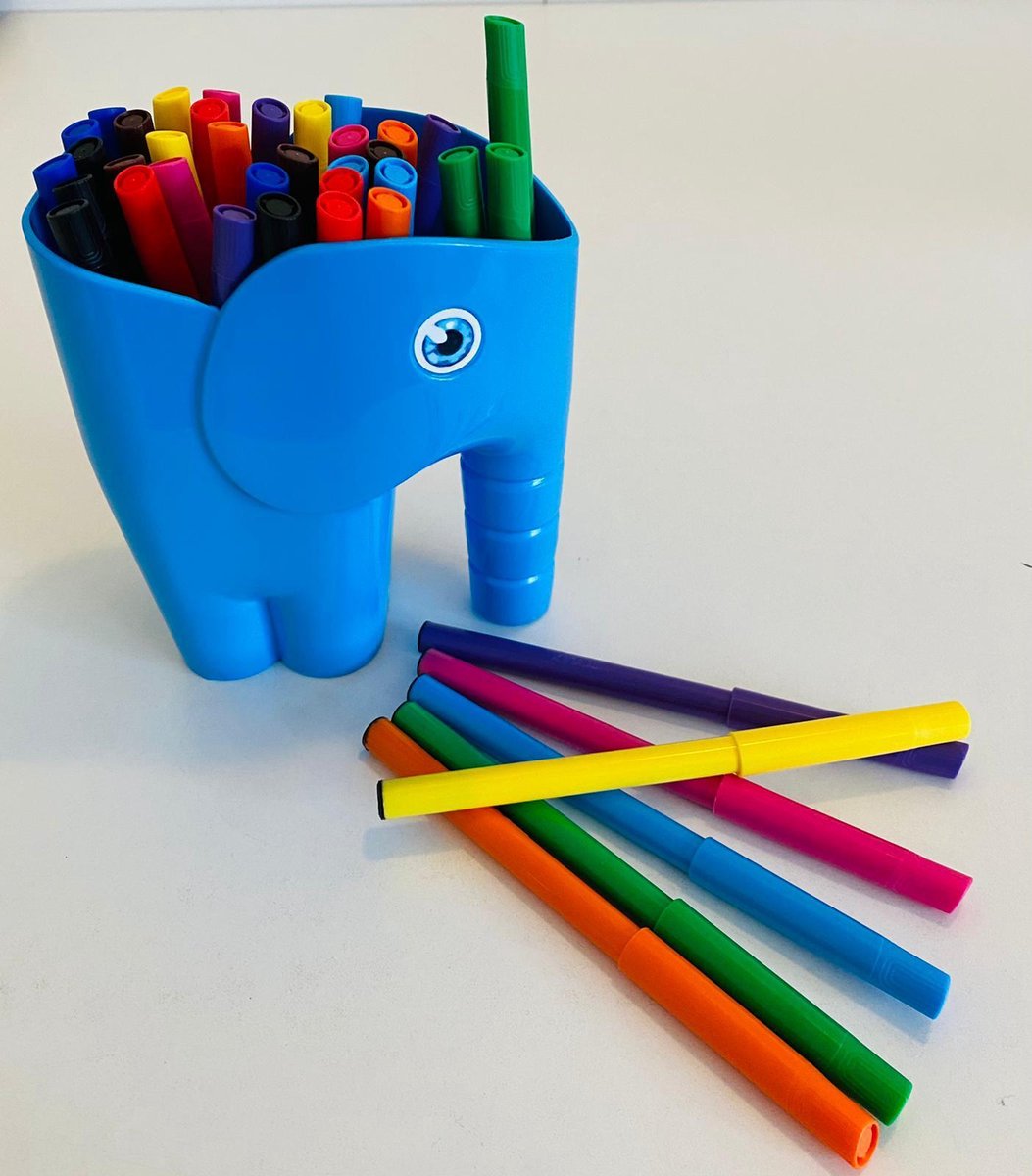 Olifant met 30 stiften assorti | bol.com