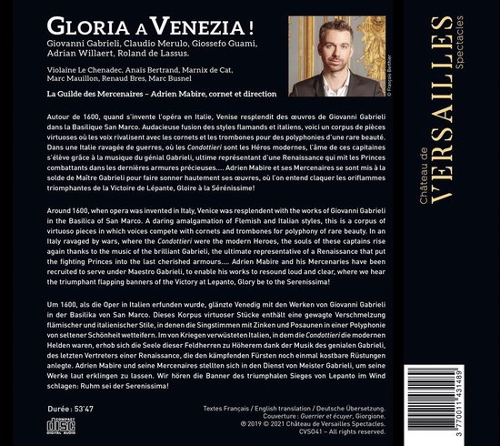 La Guilde Des Mercenaires, Adrien Mabire - Gabrieli: Gloria A Venezia ...