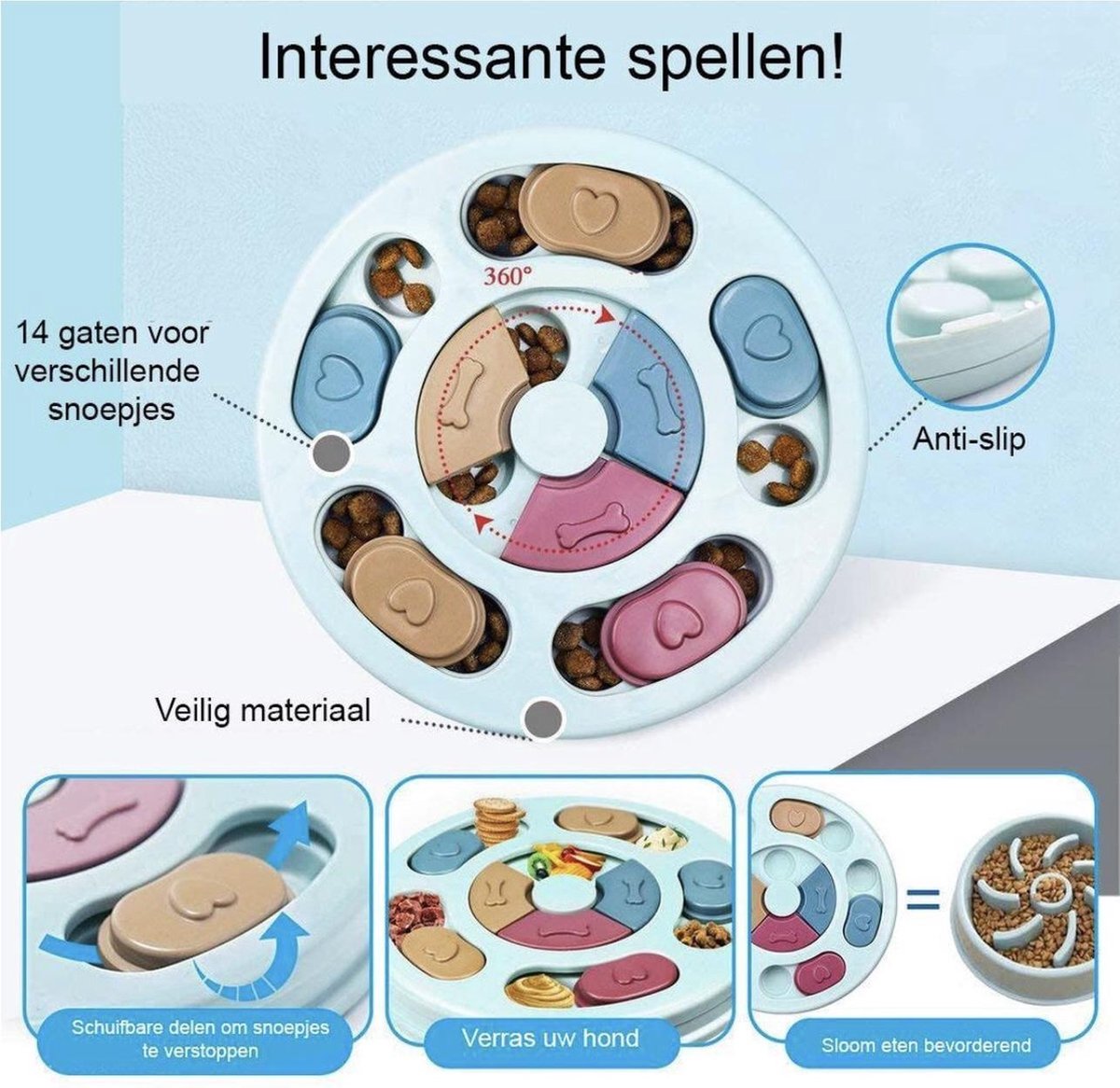 Honden Puzzel - Honden Speelgoed - Puppy Speelgoed - Interactief ...