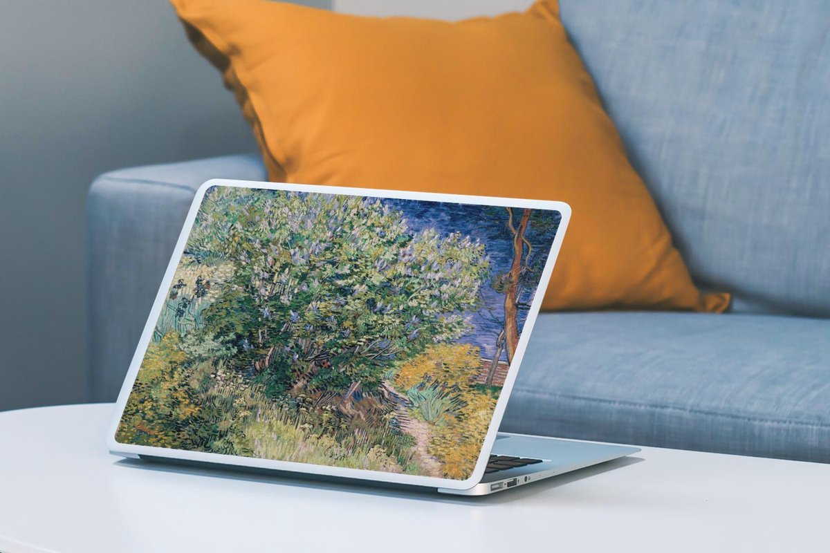 Laptop sticker - 14 inch - Seringenstruik - Vincent van Gogh | bol.com