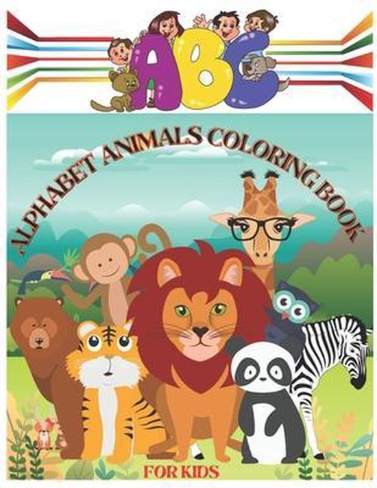 Abc Alphabet Animals Coloring book for kids, J-Fredo Publishing ...