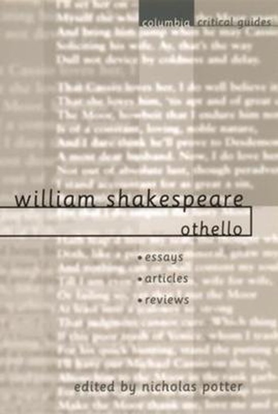 William Shakespeare: Othello | 9780231124294 | N. Potter | Boeken | bol.com