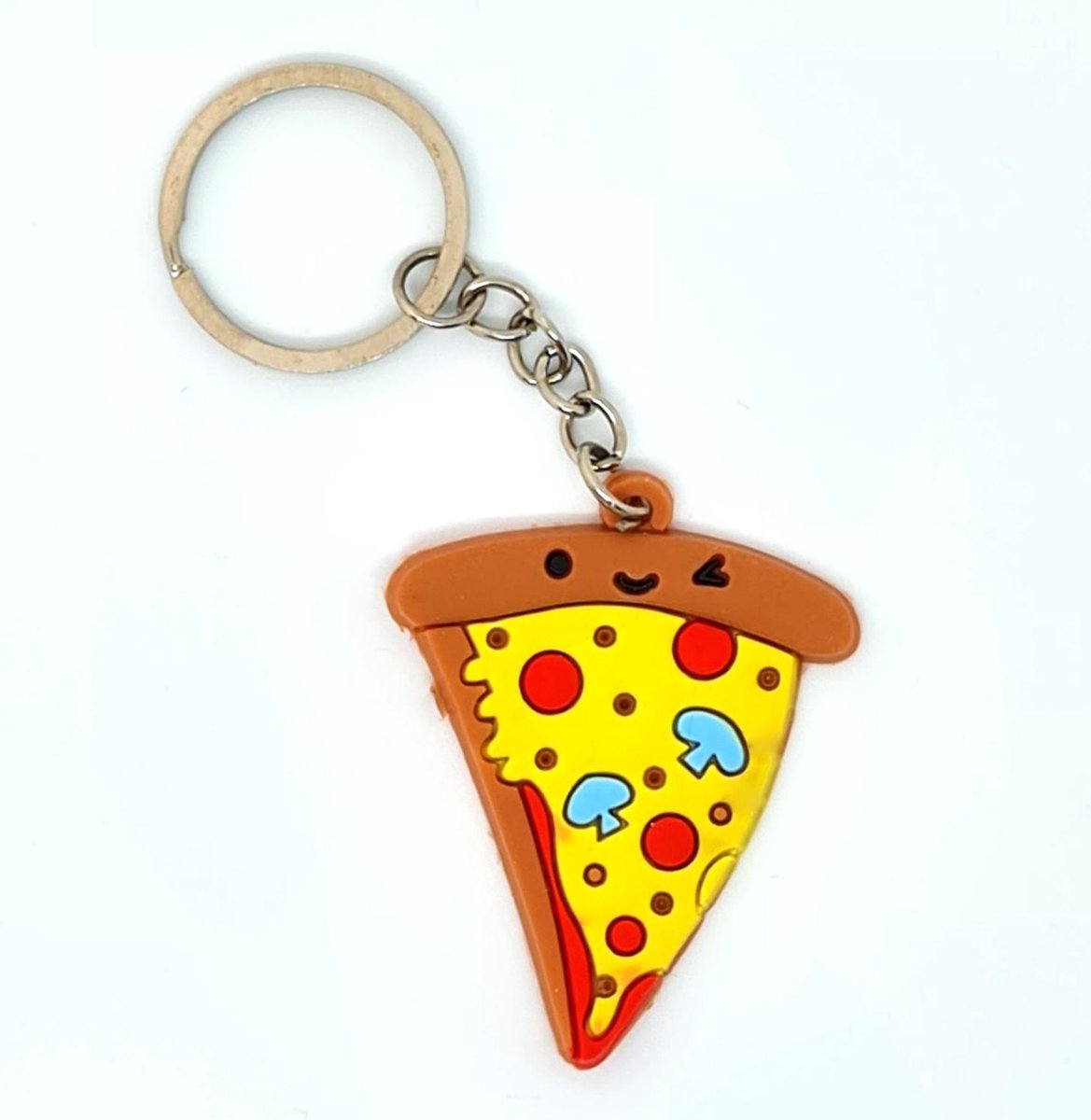 Sleutelhangers set 12 stuks Frietje, Hamburger, Pizza en Donut ...