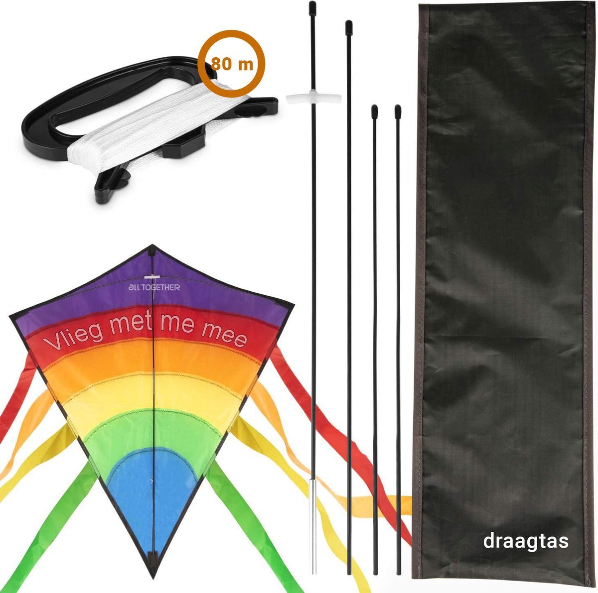 bol.com | Diamond Vlieger met draagtas - Vlieger voor kinderen - Kite ...