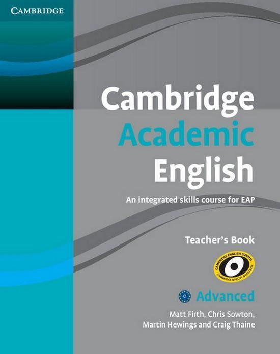 Cambridge Academic English C1 - Adv teacher's book | 9780521165273 ...