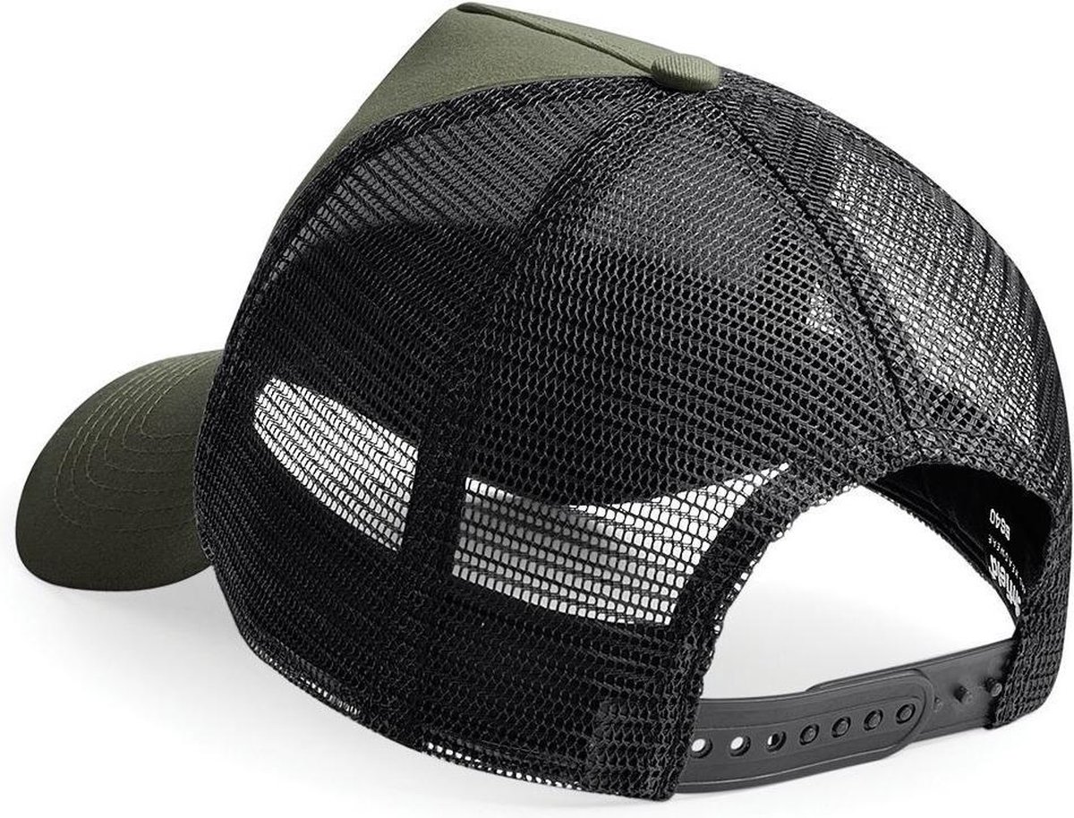 Beechfield Heren Half Mesh Trucker Cap / Hoofddeksel (2 stuks ...
