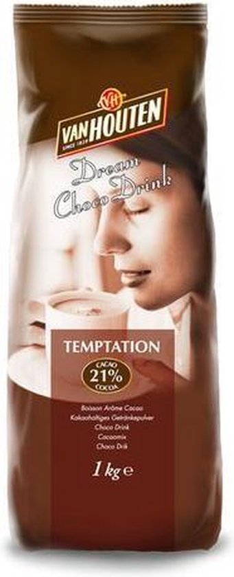 Van Houten Choco poeder met 21% Cacao 1 kg | bol