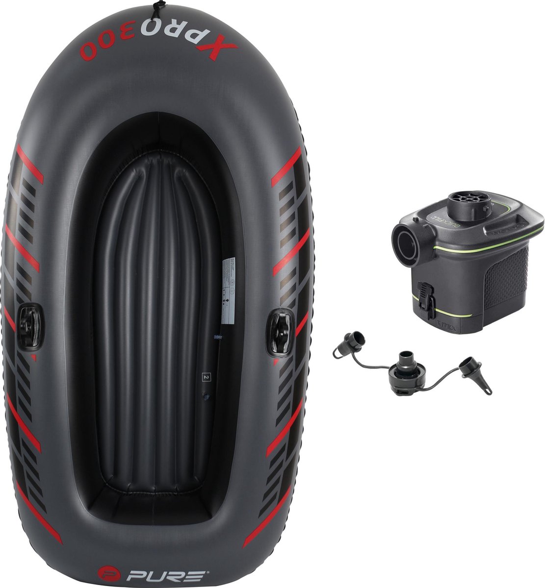 XPRO 300 – opblaasboot – 2-3 persoons - inclusief – batterij pomp ...
