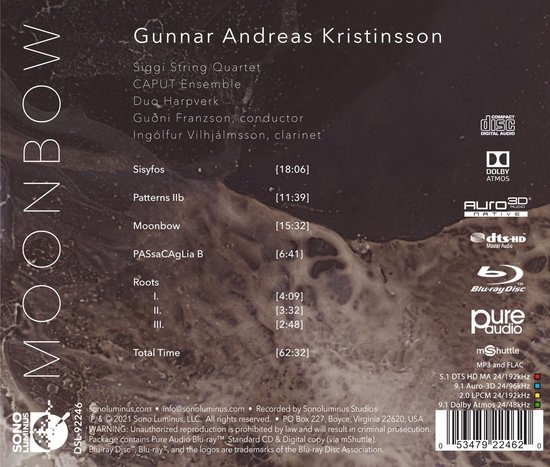 Caput Ensemble - Siggi String Quartet - Duo Harpve - Moonbow (2 CD ...