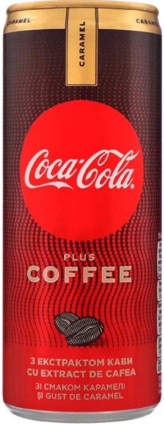 Coca Cola Plus Coffee Caramel (6 x 0,25 Liter blik UA) suikervrij | bol.com
