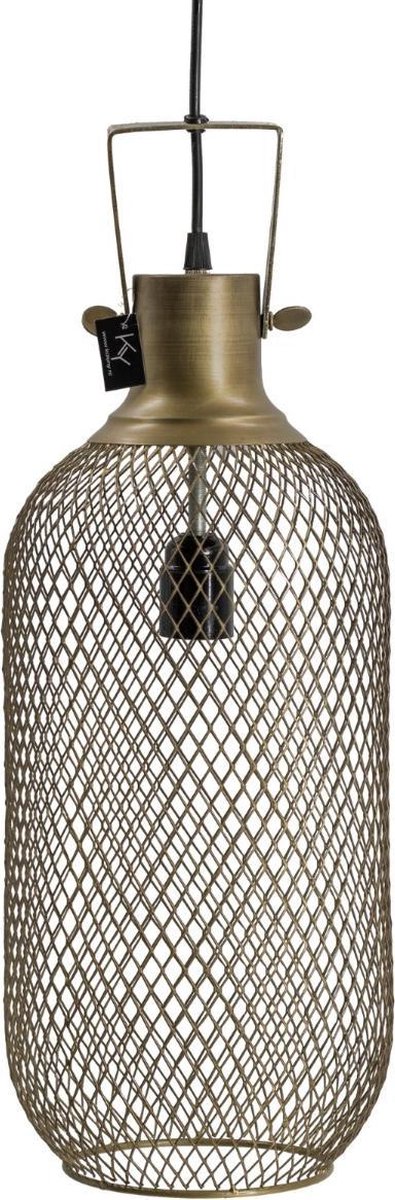 Hanglamp gaas goud - gold - Kolony - metalen hanglamp | bol.com