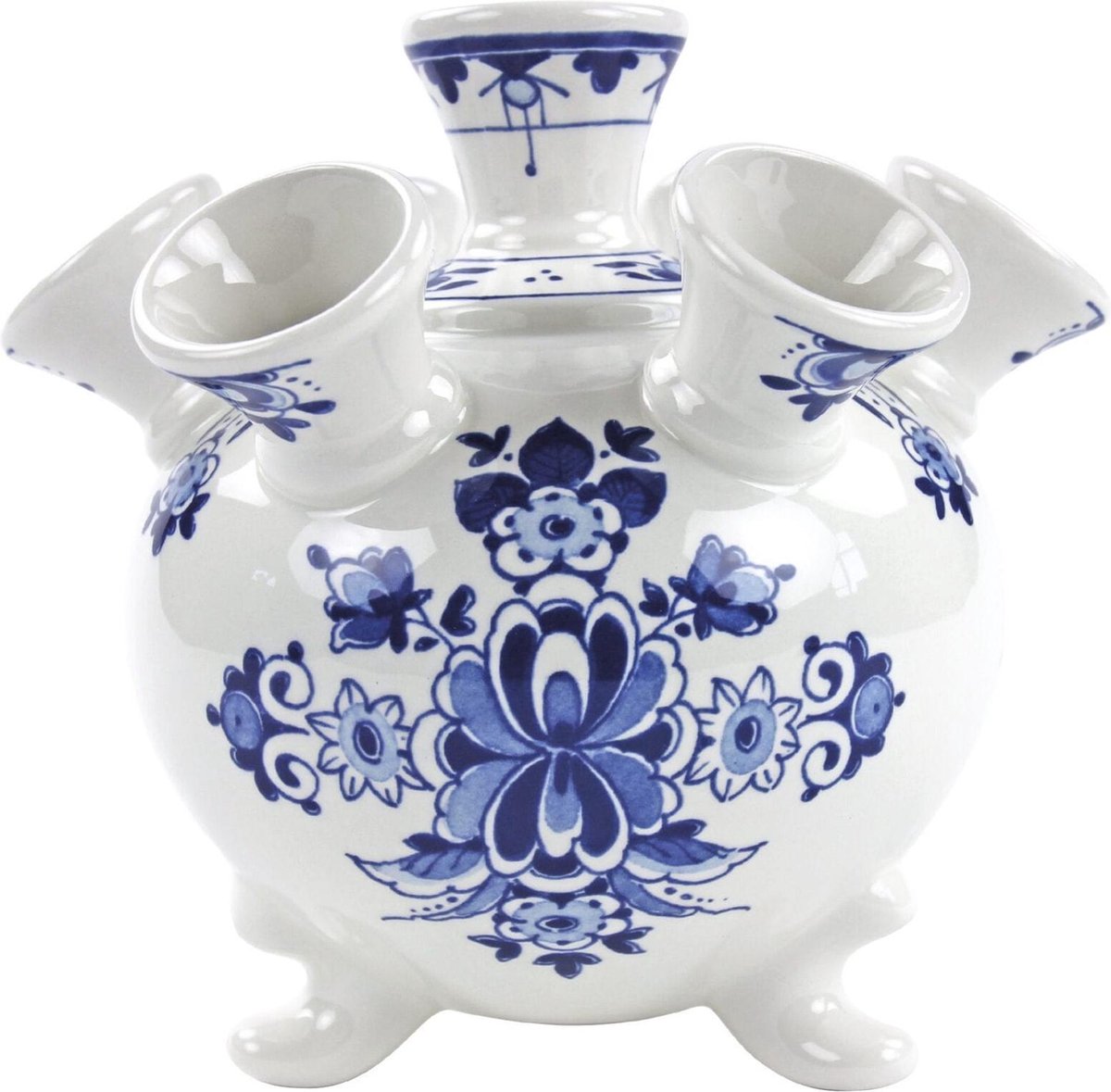 Tulpenvaas - 17 cm - Royal Delft - Delfts blauw - cadeau voor haar ...