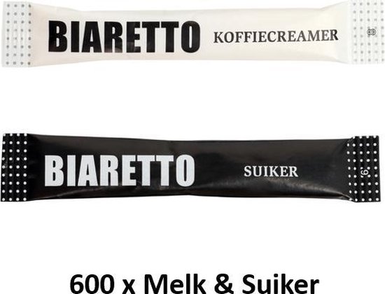 Biaretto Creamer sticks 600x en Suiker sticks 600x | bol.com