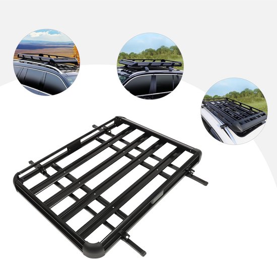 Verstelbare Dakdragerset Aluminium 140 cm - Universele Imperiaal voor ...
