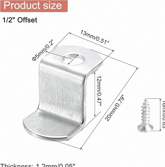 Zilveren canvas clips - set van 10 - ijzer | bol