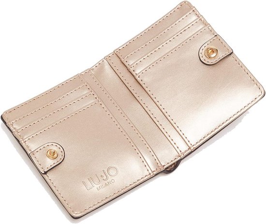 Compacte Gouden Mini Portemonnee voor Dames | bol