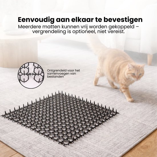 Kattenverjager Afweermatten Set - 10 Stuks - 40 x 33 cm - Afweermiddel ...