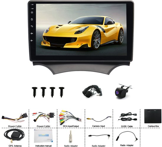 Car Audio System - GPS-navigatie - 9-inch autoradio - Android 14 - 4GB ...