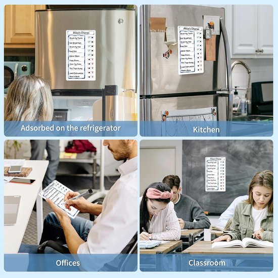 Magnetisch Takenbord met Schuifkaarten voor Kinderen en ADHD-routines | bol