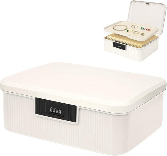 Lockable Box - 2 Layers ABS Medicine Box - Combination Lock - Medicine ...