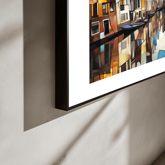 Amsterdam Gracht Poster - Gebouwen Posters - Steden - Mozaïek - Passe ...