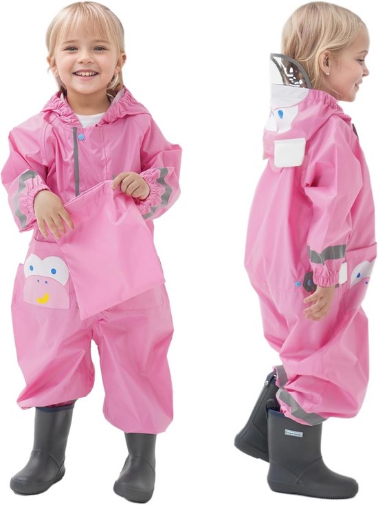 Waterdichte Regenpak met Capuchon voor Jongens en Meisjes, Kinder ...