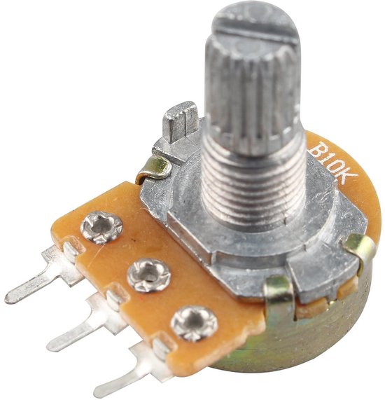 Set van 5 Potentiometers 10 Kilo Ohm voor Elektronische Projecten en ...