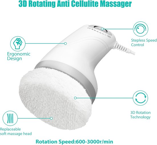 Cellulitis massageapparaat Elektrische anti-cellulitis massager voor ...