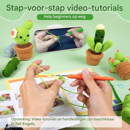 Elkuaie Haakset - Haakpakket - Volledig Beginnersset En Amigurumi ...