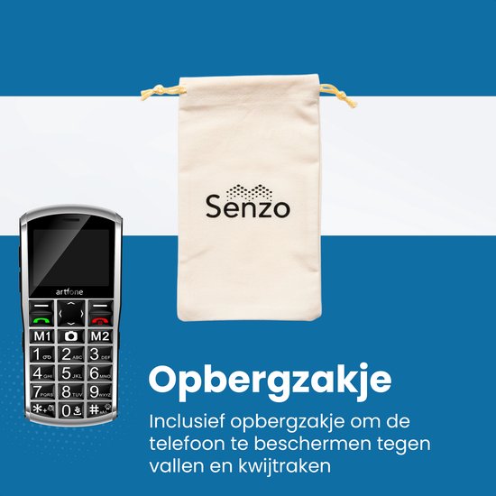 Artfone A400 - Senioren Telefoon - 4G - GSM - Senioren Mobiele Telefoon ...