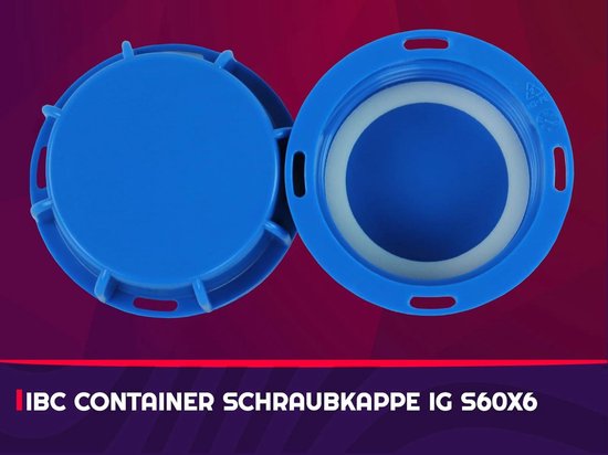 Schroefdop DN50 S60 x 6 60 mm grove schroefdraad - binnendraad afsluitdop met... | bol