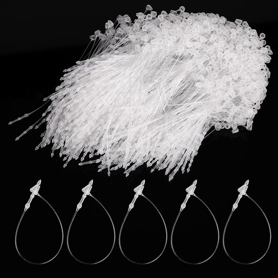 Plastic Fasteners - 1000 Pcs - 3.5 Inch Long - Clear Snap-Lock Pins ...