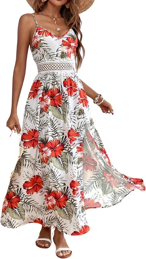 Nivard Zomerjurk Dames - Zomerjurken - Volwassen - Jurk - Ibiza Stijl ...