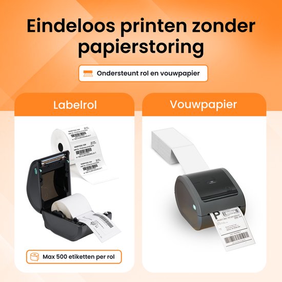 PerfectPrint Labelprinter - Thermische printer, USB & Bluetooth, PostNL ...