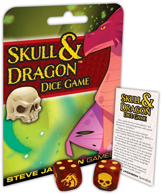 Skull And Dragon Dice Game Dobbelspel Steve Jackson Games Games Bol
