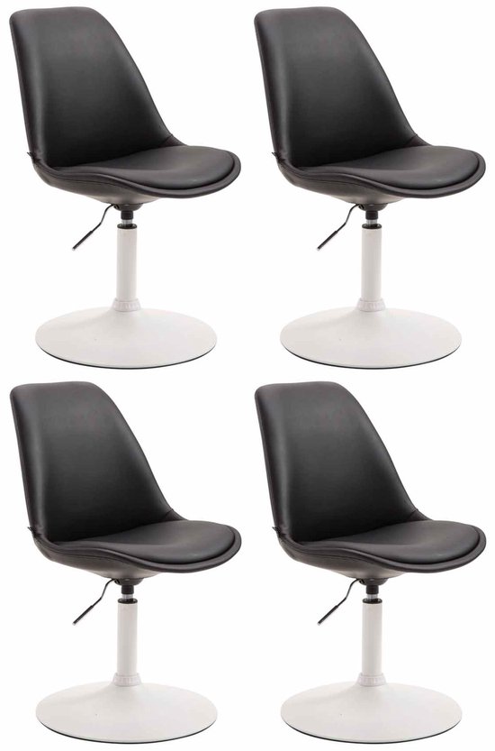 4-delige set Eetkamerstoelen Kunstleer - Stoelen - Modern Design ...