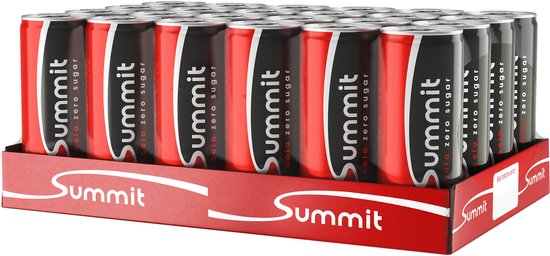 Summit Cola Zero 0,25ltr (24 blikjes, incl. statiegeld & verzendkosten ...