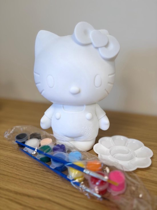 Sanrio - 20cm - Hello Kitty - Schilder jouw eigen spaarpot - karakter ...