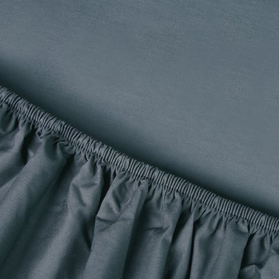 Hoeslaken Kayori Kai Topper en Katoen - 100 x 200-210 cm - Katoen bio ...