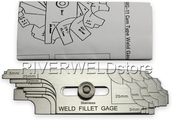 Inovra Plus - 7-delige Hoeklasset voor lasinspectie en ulnaire ...
