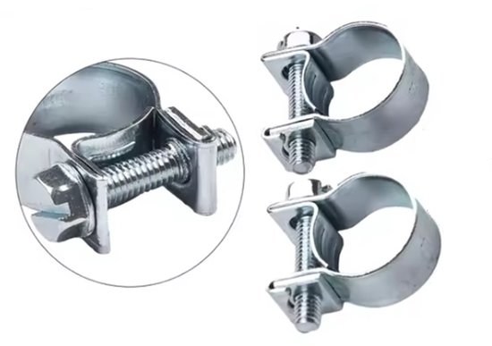 2 Stuks - Slangenklem 9-11mm - Voor bijvoorbeeld tuinslang of ...