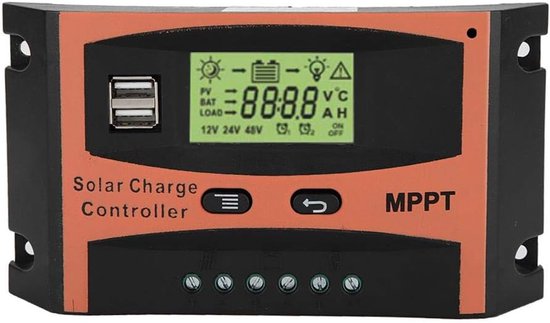 MPPT Solar Panel Regulator - 12V/24V - 30A, 40A, 50A, 60A - Solar ...