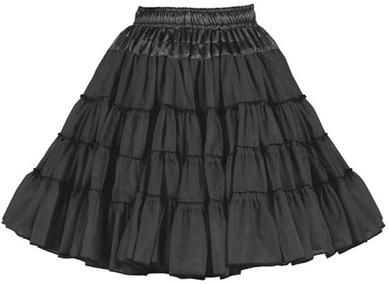 Petticoat/Onderrok/Tutu Deluxe 3-lagig Zwart | bol