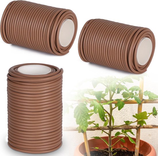 3 x Plant Wire 3.5 mm Binding Wire - Sheathed 20 m Winding Wire ...