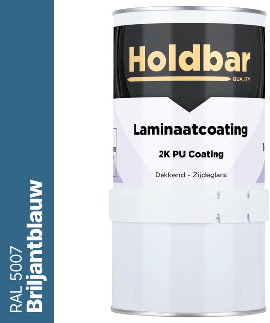 Holdbar Laminaatcoating Briljantblauw (RAL 5007) 1 Kg - Laminaat Verf ...