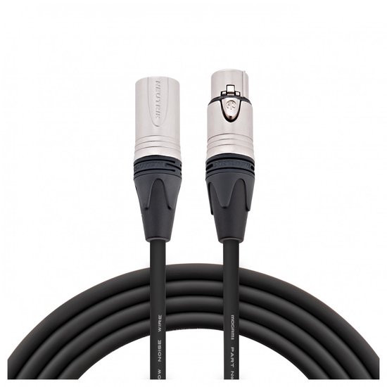 Studiospares Pro Neutrik XLR Mogami Kabel, 3,5m Zwart | bol