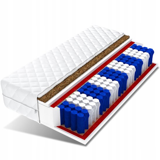 FDM® Home Plus Matras 80x200 cm - Pocketvering Matrassen Eenpersoons ...