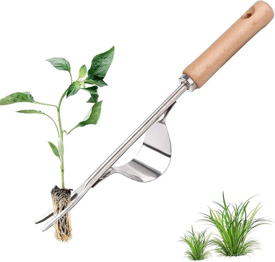 NO-Wieden-Tool-RVS-Hand-Onkruidtrekker-Gazon-Gewassen-Tuingereedschap ...